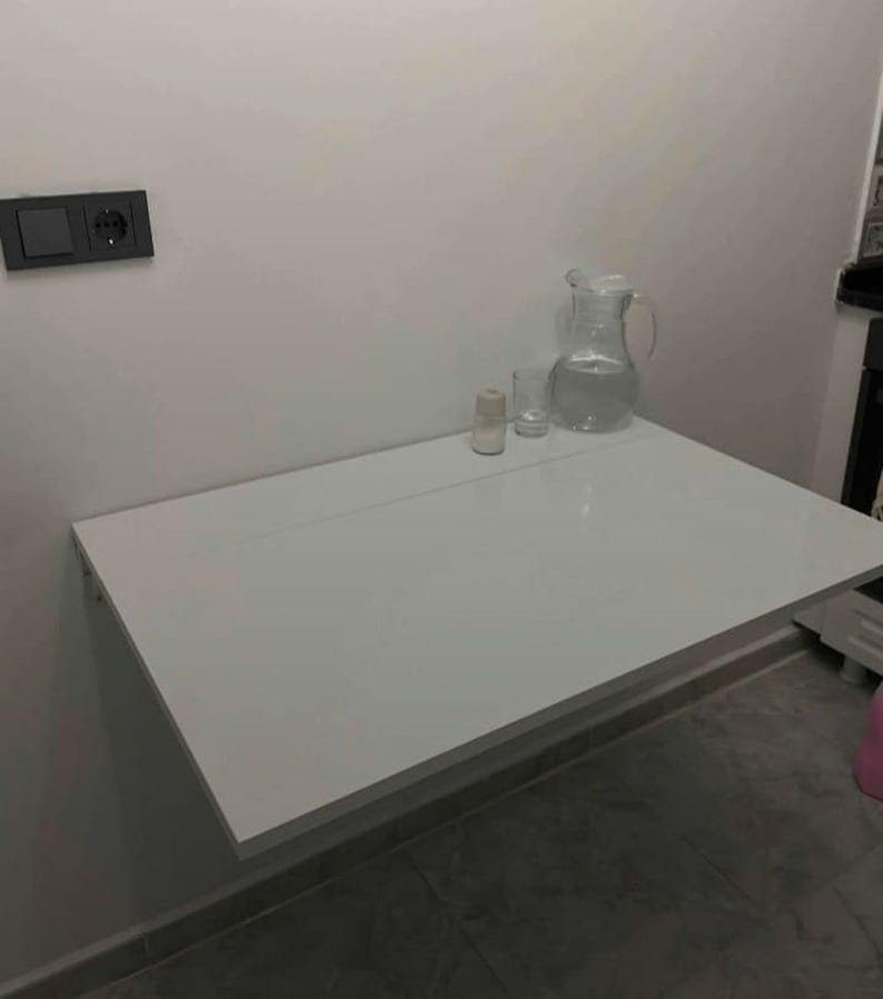 Flexifold Folding Wall Table / Space-saving Wall-mounted Desk / Wall ...