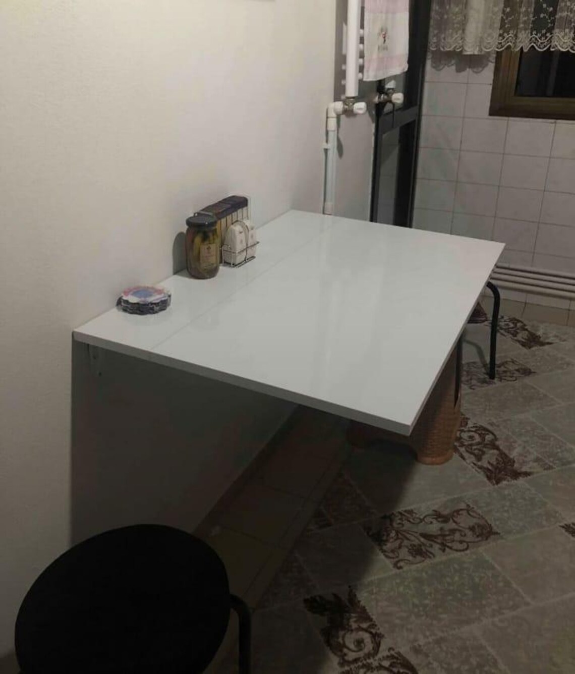 Flexifold Folding Wall Table / Space-saving Wall-mounted Desk / Wall ...