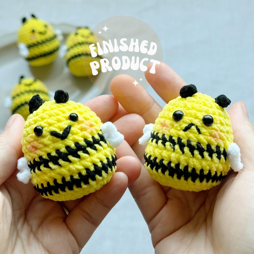 Little Baby Bumble Bee Crochet Toy/ Bee Amigurumi/garden Lover ...