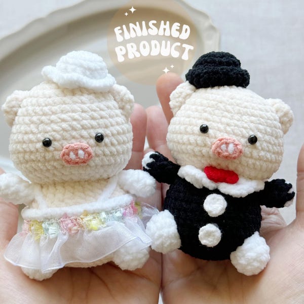 Pig Bride and Groom - Etsy