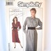 Cathy Hardwick Simplicity 8220 Sewing Pattern Vintage 1980's Easy to ...