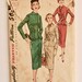 RARE Simplicity 1715 Sewing Pattern Vintage 1950s Two Piece Suit Dress ...