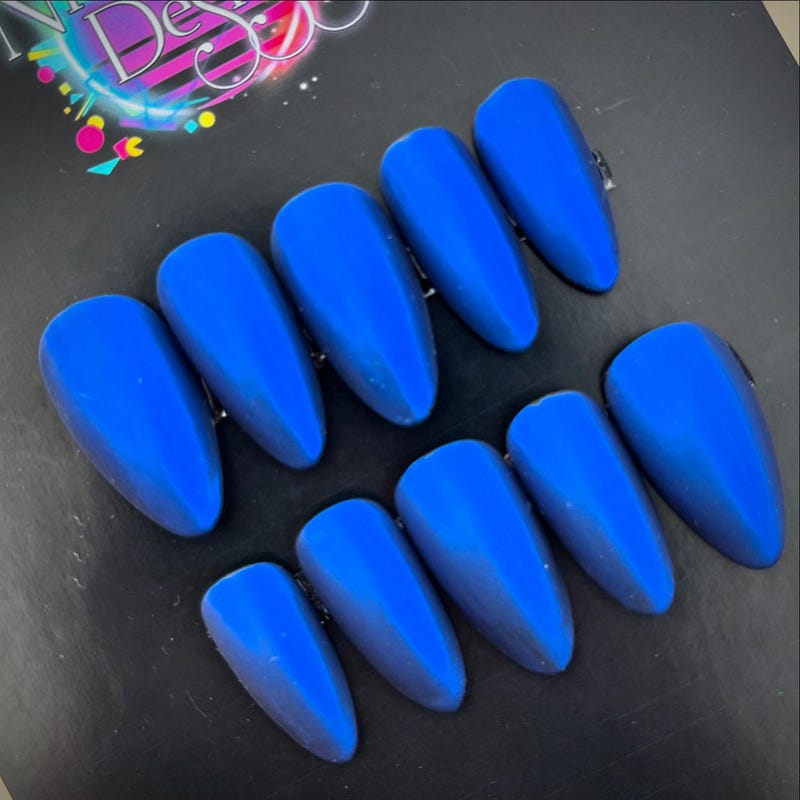 Matte Fake Nails - Etsy