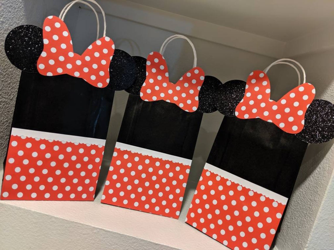 Minnie Mouse Party Bags | Etsy