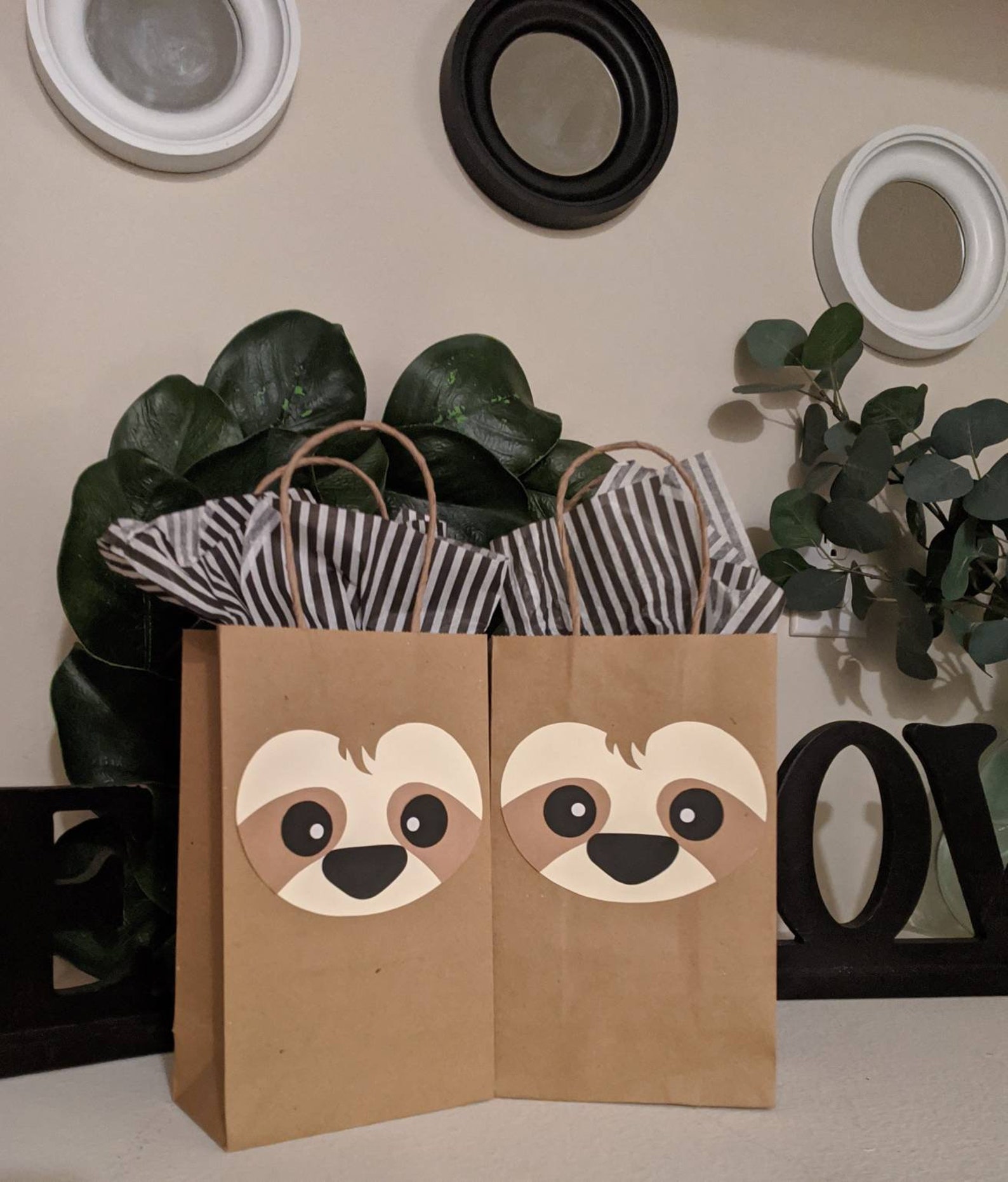 Sloth Party Bags - Etsy