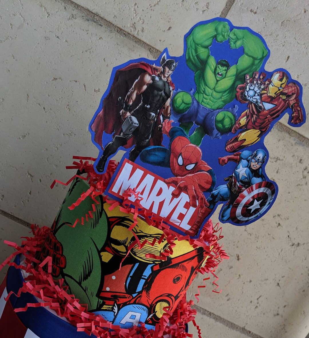 Marvel Superheroes Diaper Cake - Etsy