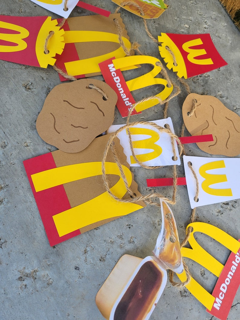 Mcdonald's Inspired Party Banner - Etsy