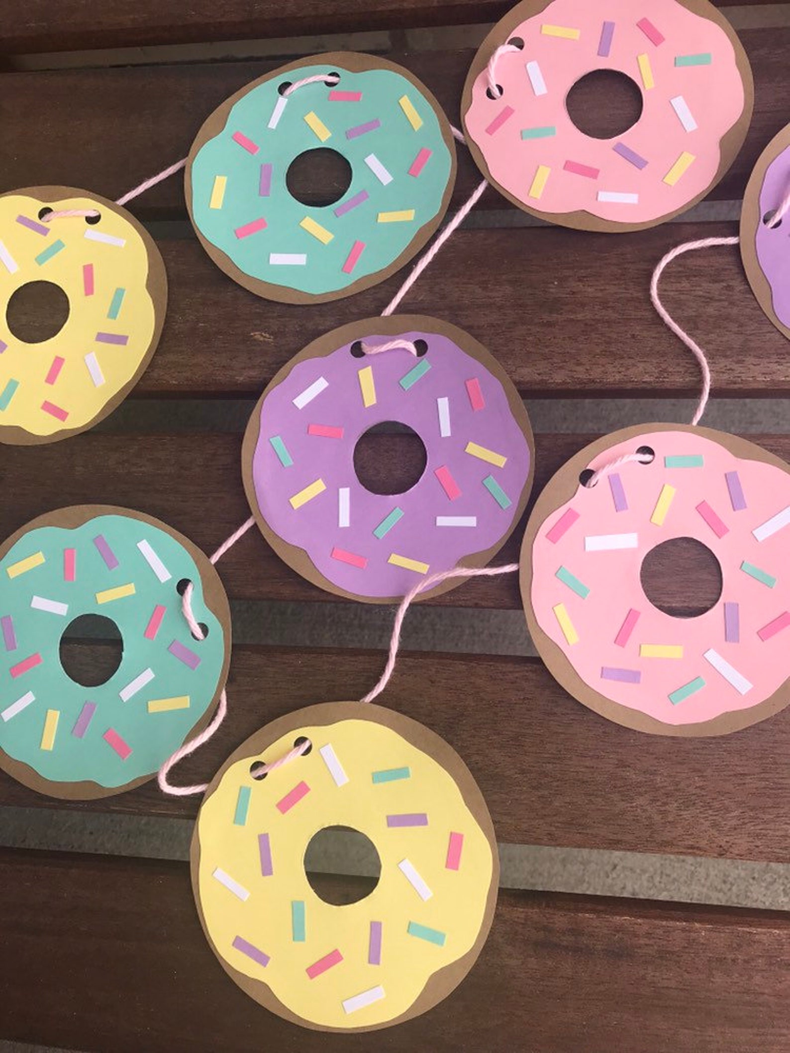Donut Party Banner | Etsy