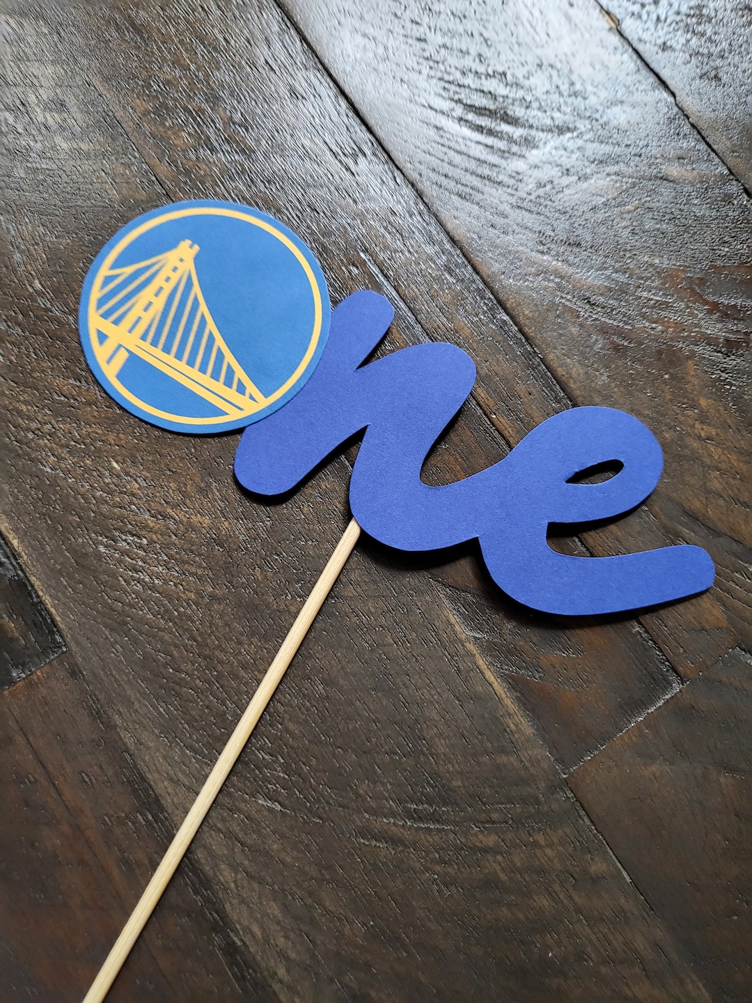 Golden State Warriors 1st Birthday Cake Topper - Etsy