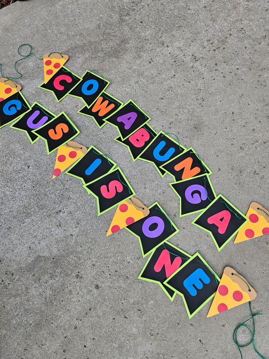 Cowabunga Birthday Party Banner - Etsy