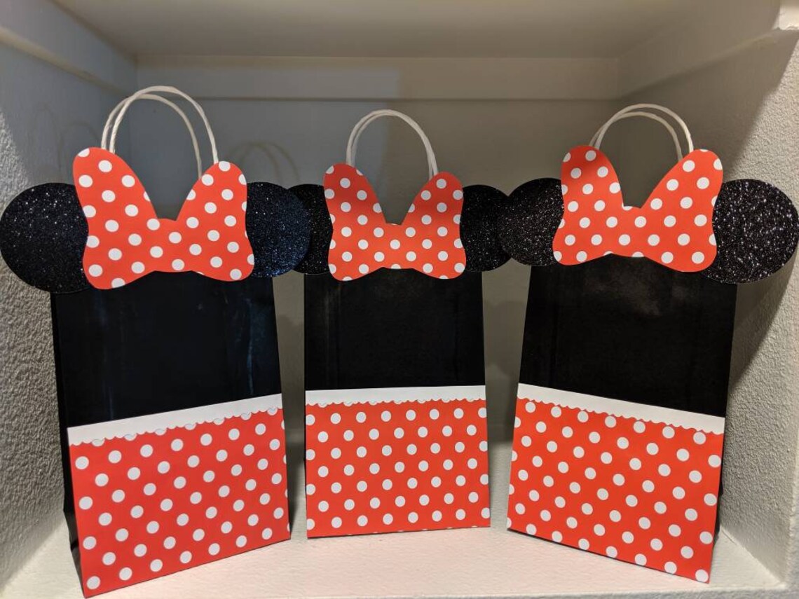 Minnie Mouse Party Bags | Etsy
