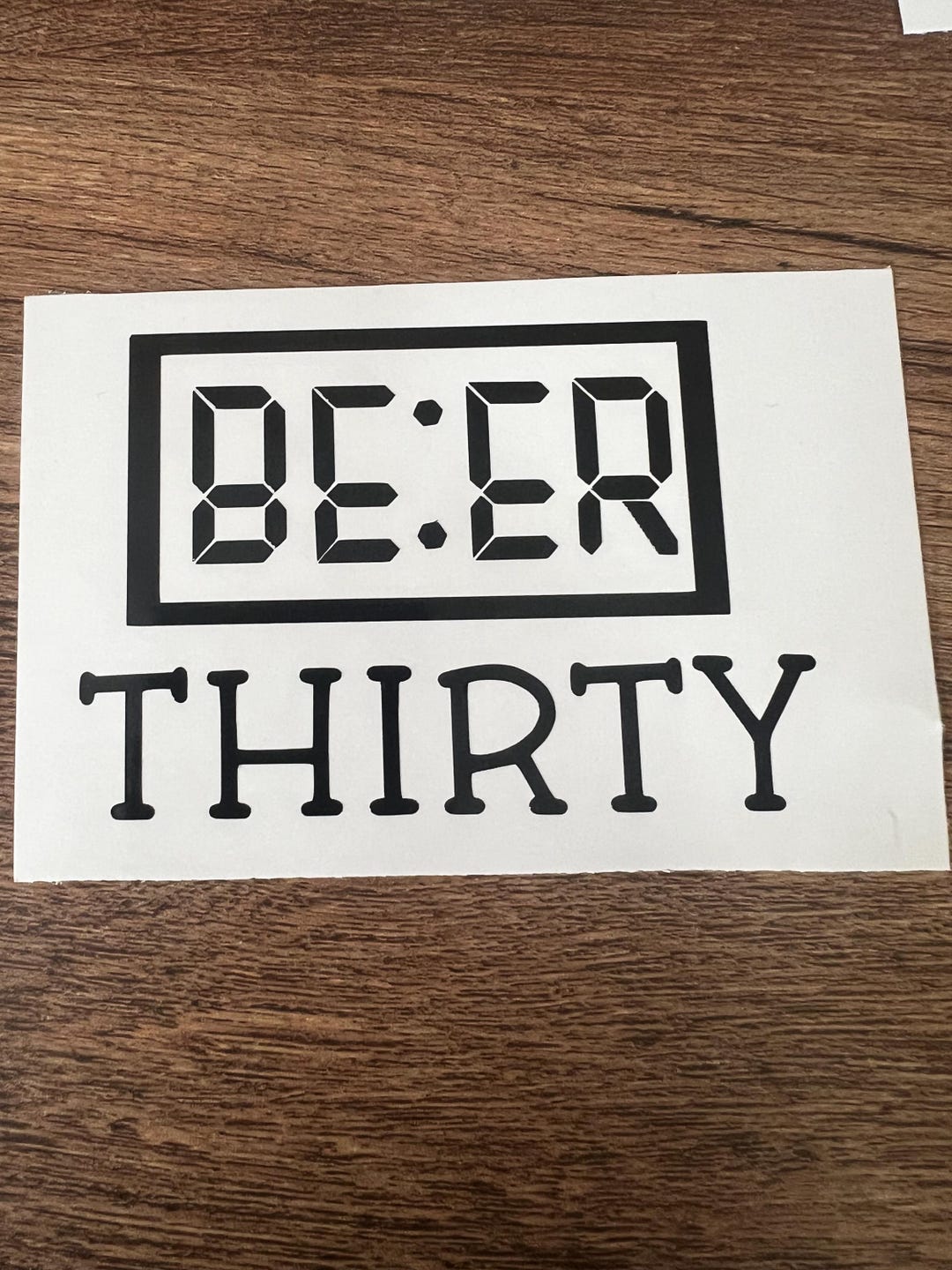 Beer Thirty Decal - Etsy
