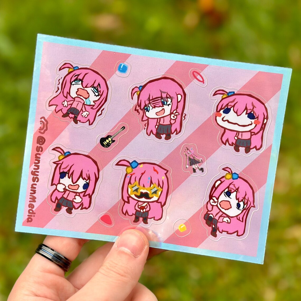 Bocchi Sticker Sheet | Bocchi the Rock! - Etsy