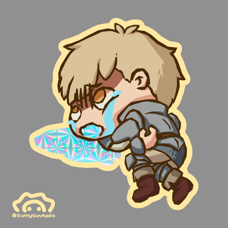 Laios Sticker | Dungeon Meshi | Delicious in Dungeon - Etsy