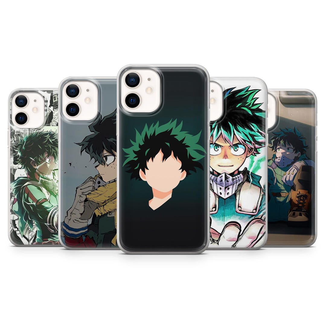 My Hero Academia Phone Case Deku Cosplay Cover for iPhone 15,14,13,12 ...