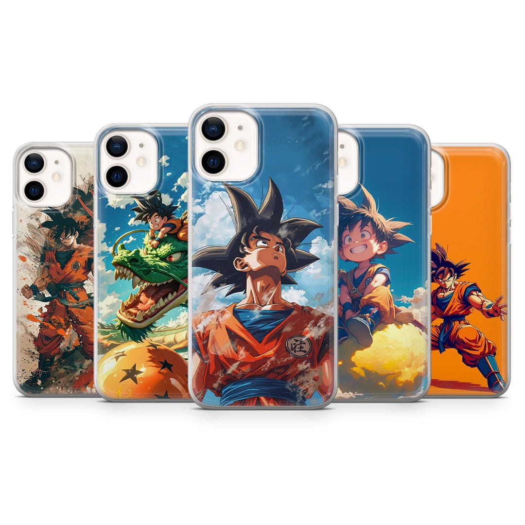 Dragon Ball Phone Case Goku DBZ Cover for iPhone 15, 14, 13, 12, 11 ...