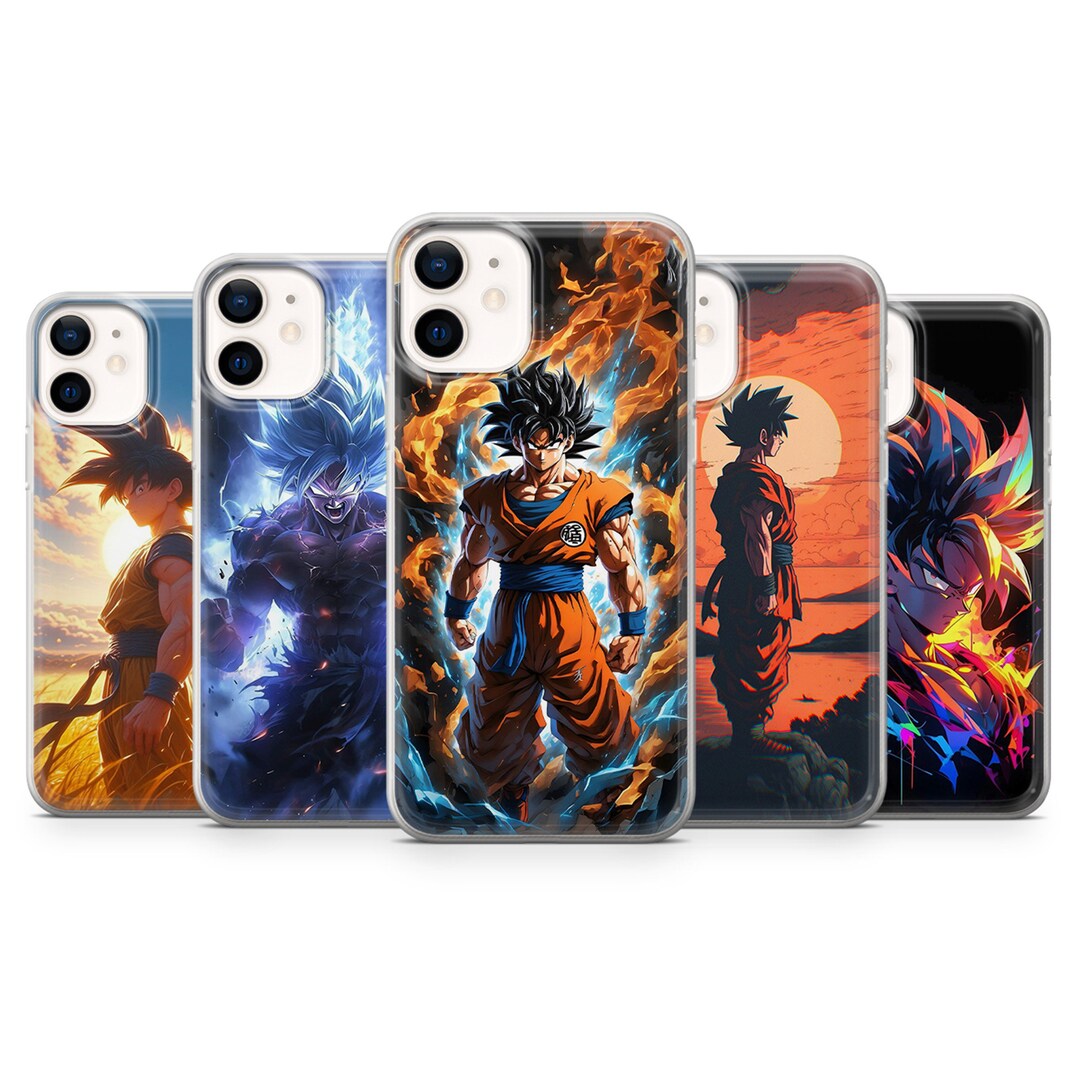 Dragon Ball Phone Case Goku DBZ Cover for iPhone 15, 14, 13, 12, 11 ...