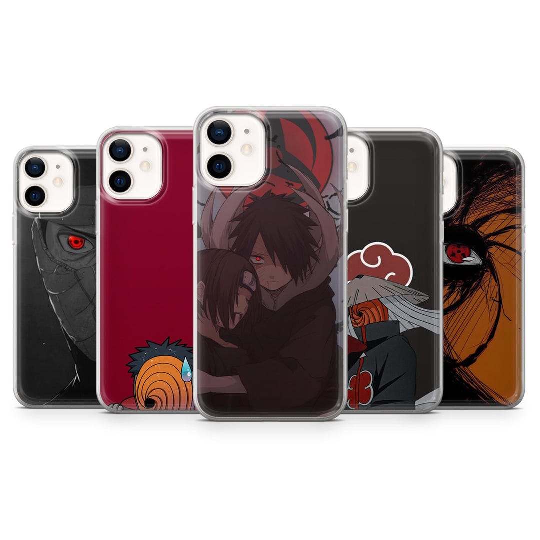Naruto Phone Case Obito Sharingan Cover for iPhone 15,14,13,12,11 ...
