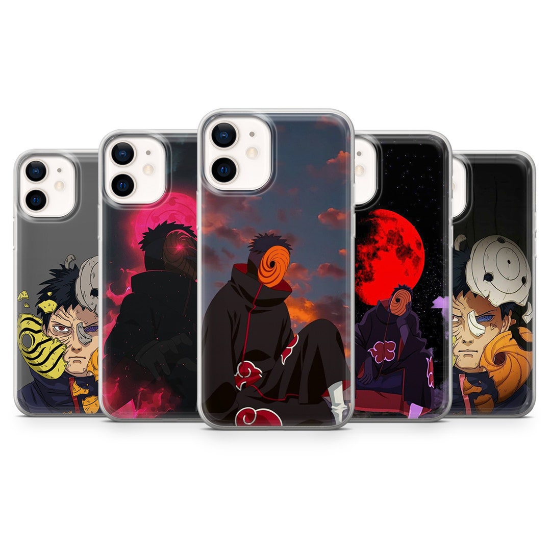 Naruto Phone Case Obito Sharingan Cover for iPhone 15,14,13,12,11 ...