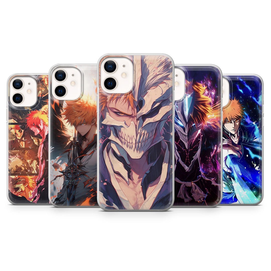 Bleach Phone Case Ichigo Cosplay Cover for iPhone 15,14,13,12,11 ...
