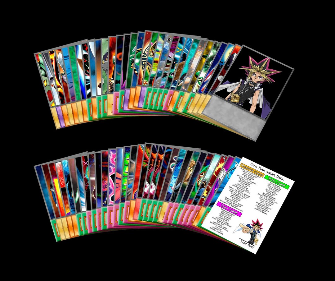 Yami Yugi Deck Orica Anime Cards 60 Cards - Etsy Australia