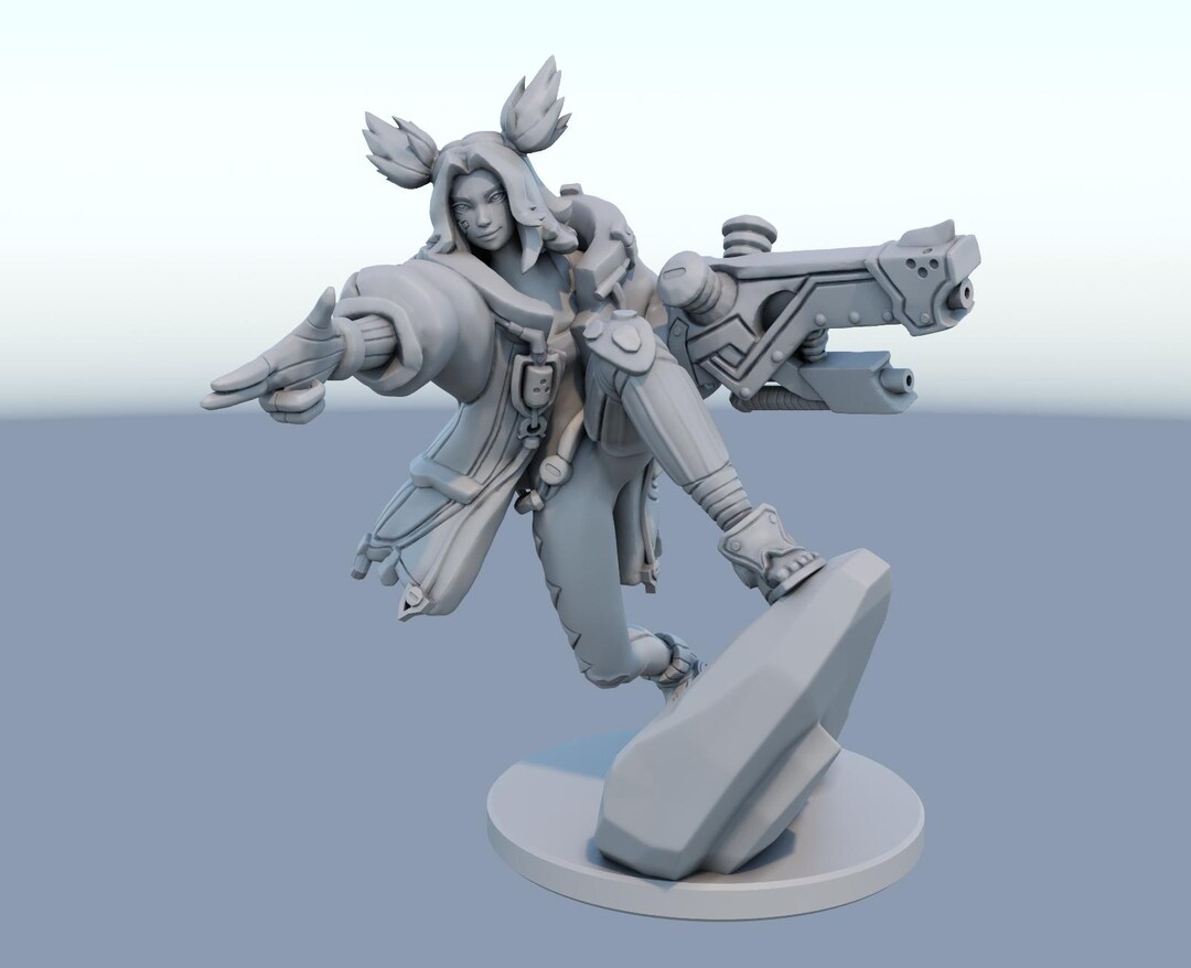 Lol Zeri Figurine Statue – League of Legends Figure | Spark of Zaun ...