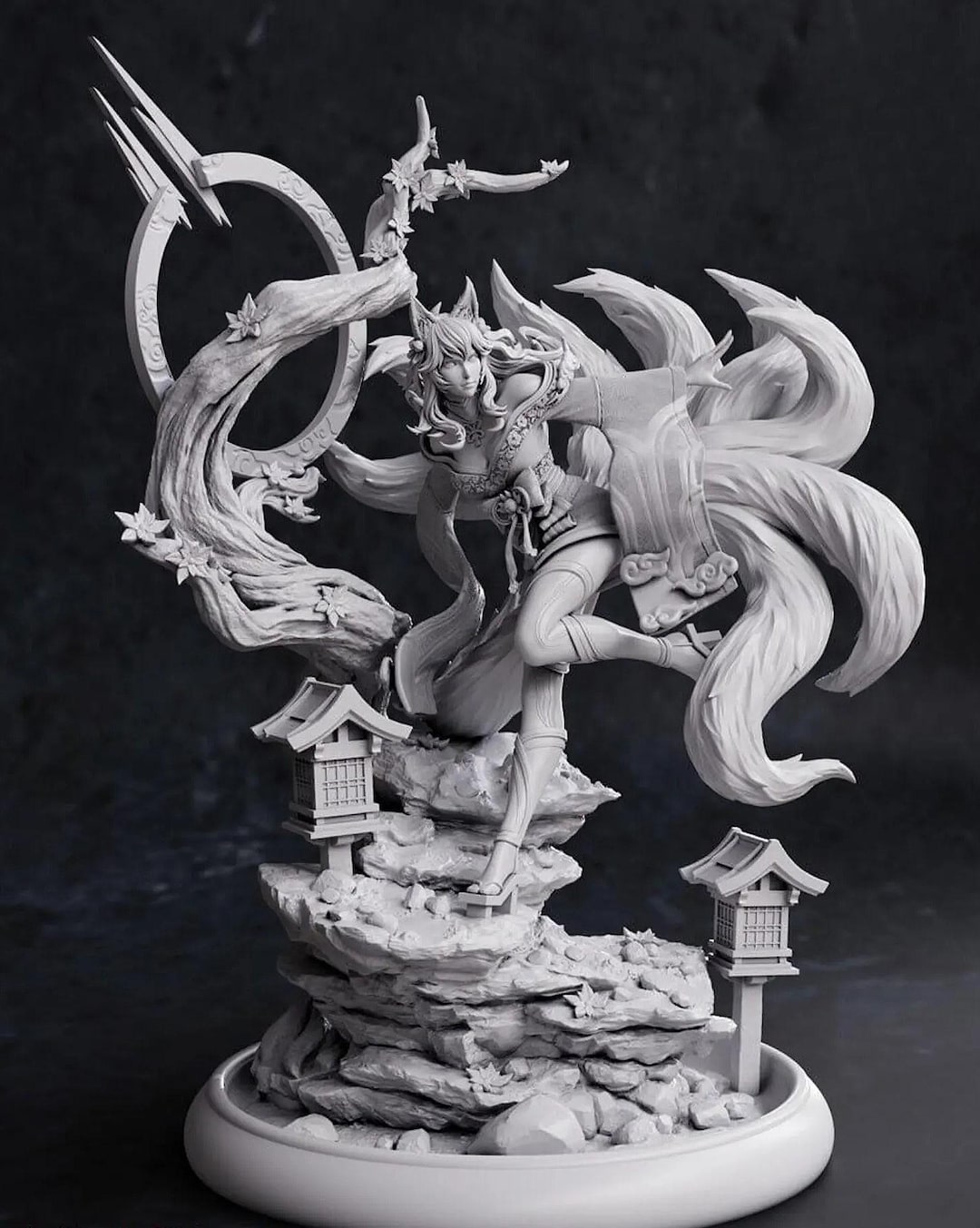 Lol Ahri Figurine Statue – League of Legends Figure | Iconic Mage ...