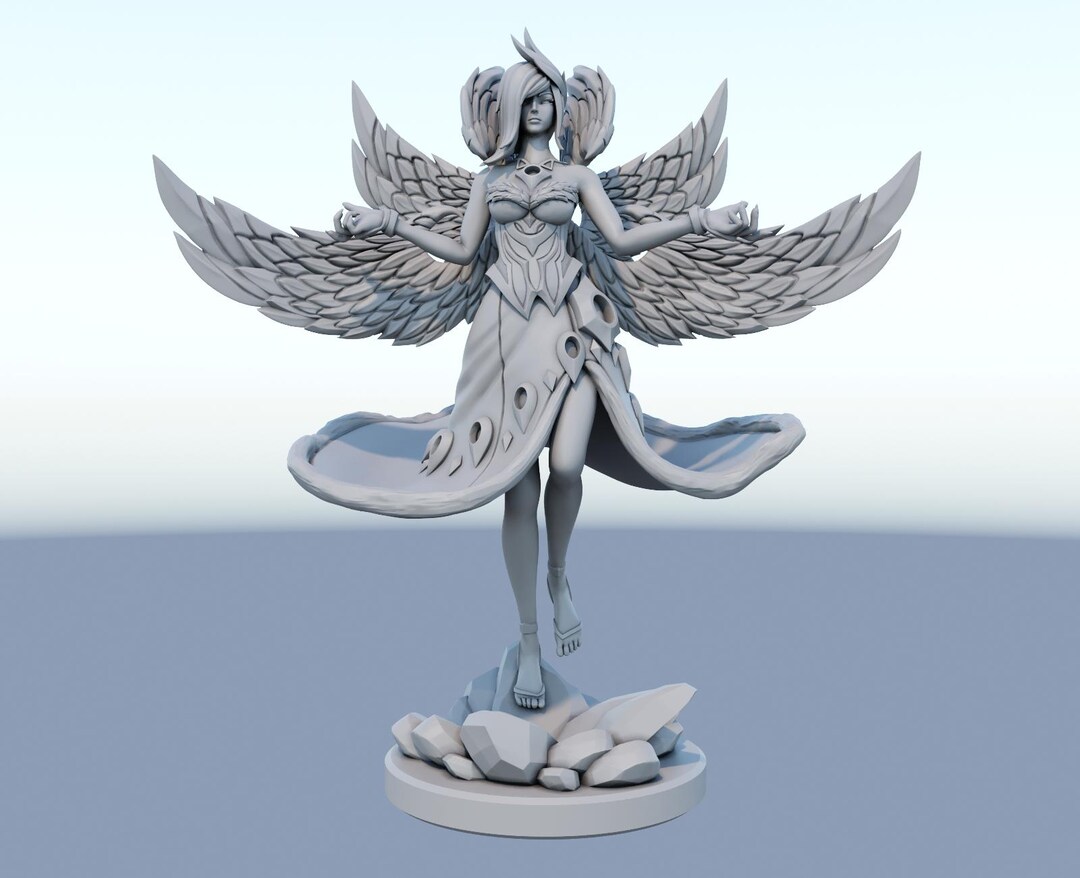 Lol Morgana Figurine Statue – League of Legends Figure | Fallen Angel ...