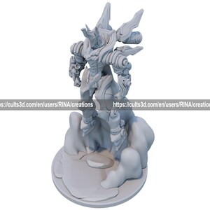 Lol Sett Figurine Statue (mecha Kingdom Skin) – League of Legends ...