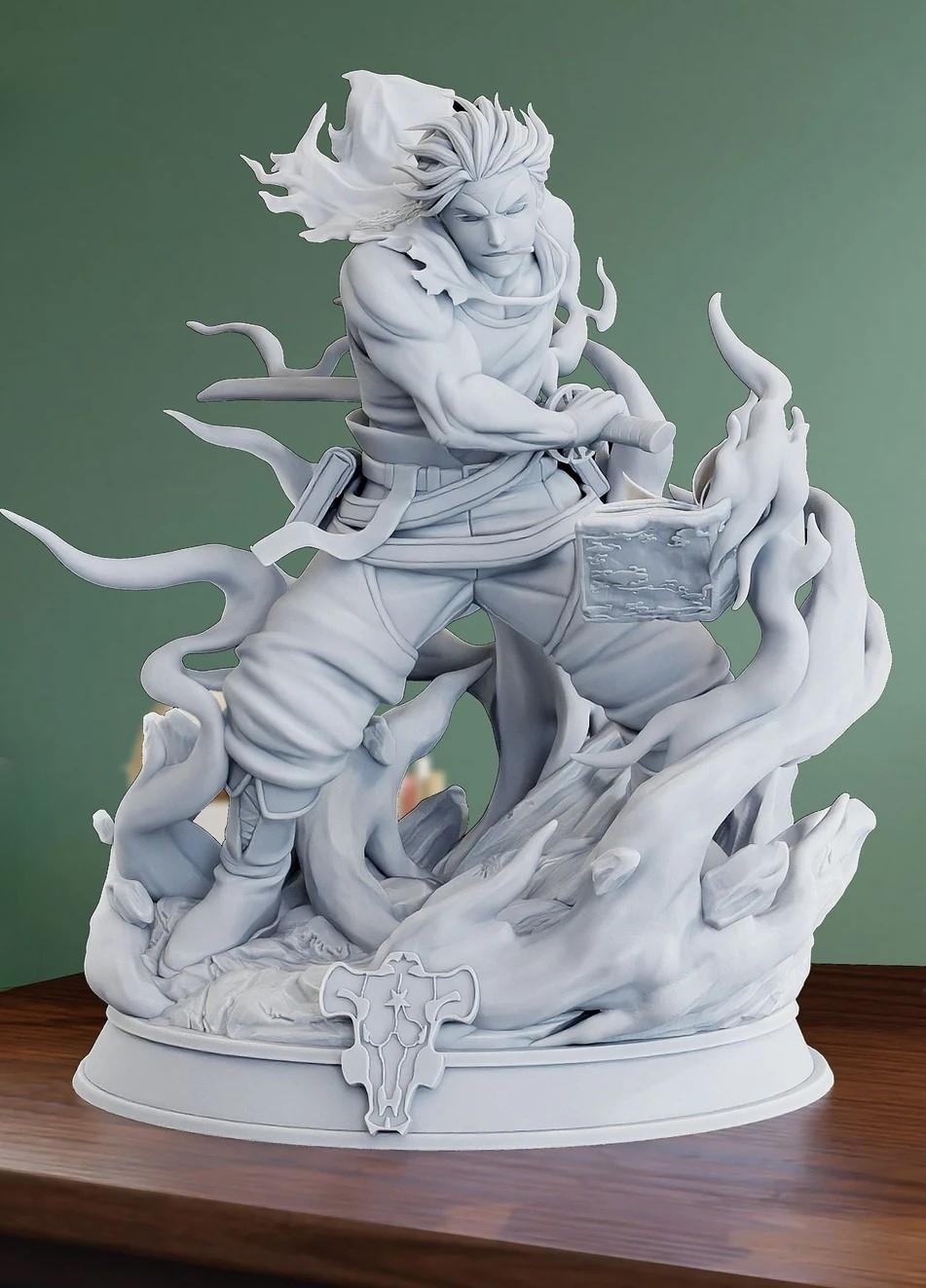 Yami Sukehiro Figurine Statue – Black Clover Figure | Fearless Captain ...