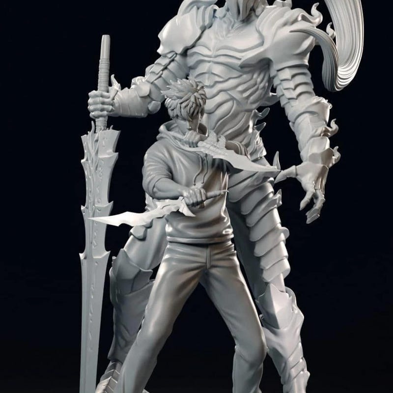 Igris Solo Leveling Figurine - Etsy