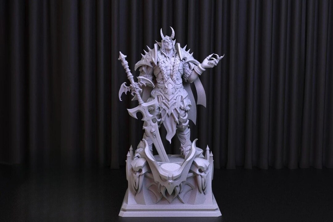 Sire Denathrius Figurine Statue, World of Warcraft Character, Ruler of ...