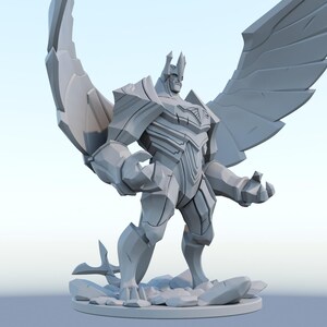 Lol Galio Figurine Statue League of Legends Figure the Colossus, Iconic ...