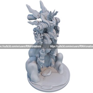 Lol Sett Figurine Statue (mecha Kingdom Skin) – League of Legends ...