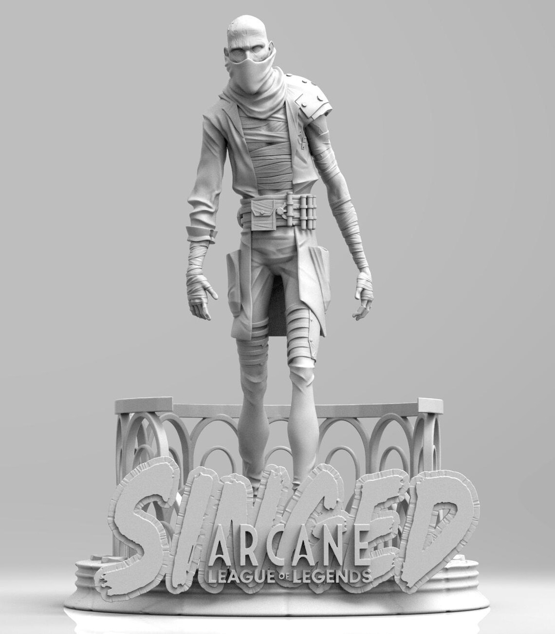 Singed Figurine Statue – Arcane Figure, Lol | League of Legends, Mad ...