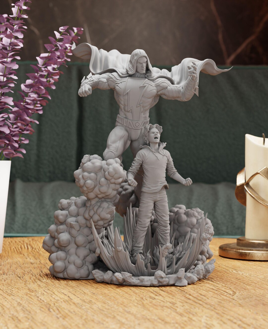 Lightning Legend Figurine Statue – the Thunderous Protector Figure ...