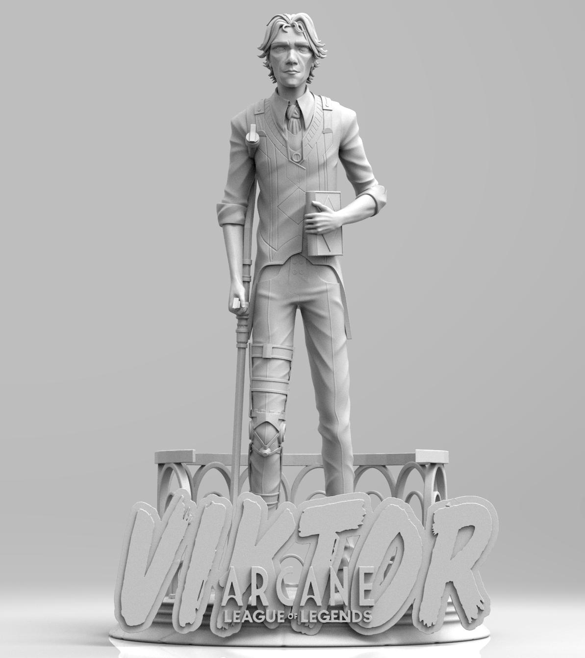 Viktor Figurine Statue – Arcane Figure, Lol | League of Legends ...