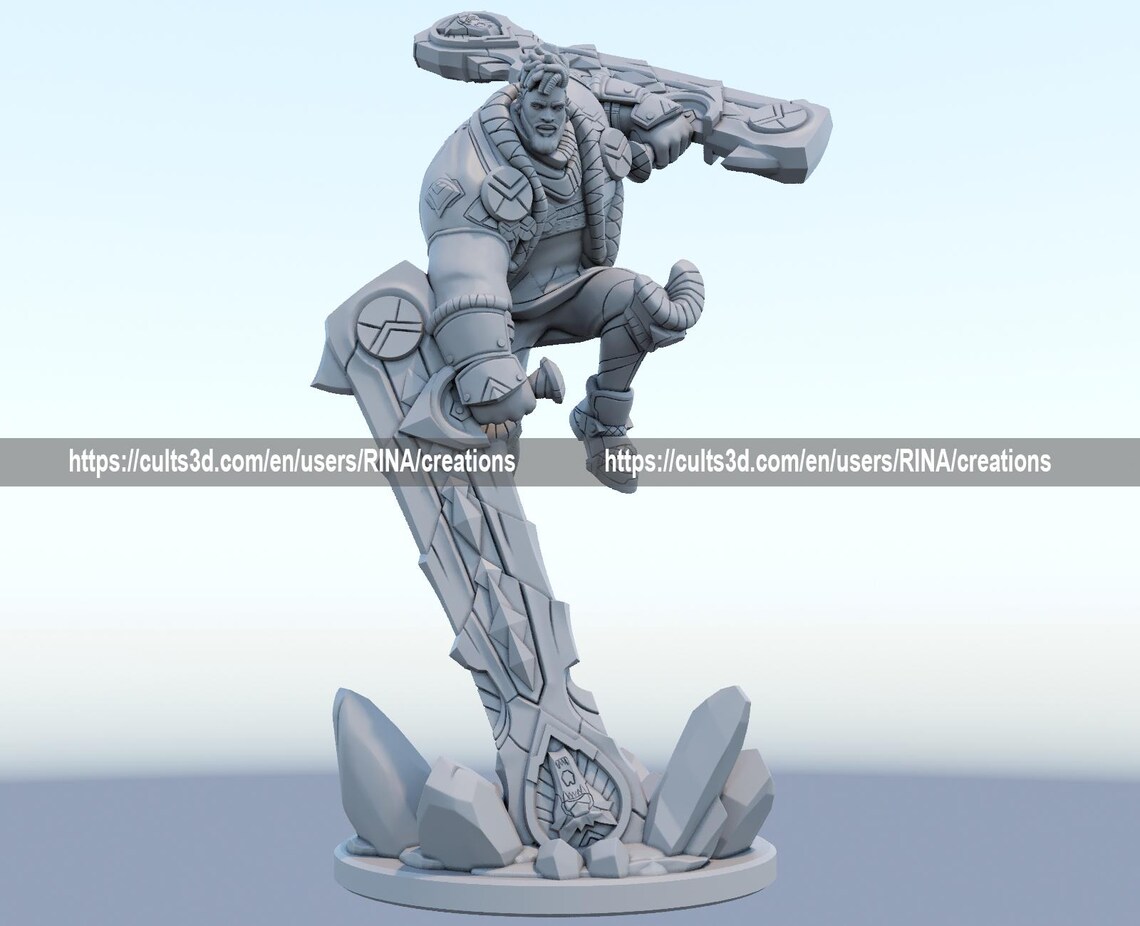 Lol K'sante Figurine Statue – League of Legends Figure | the Pride of ...