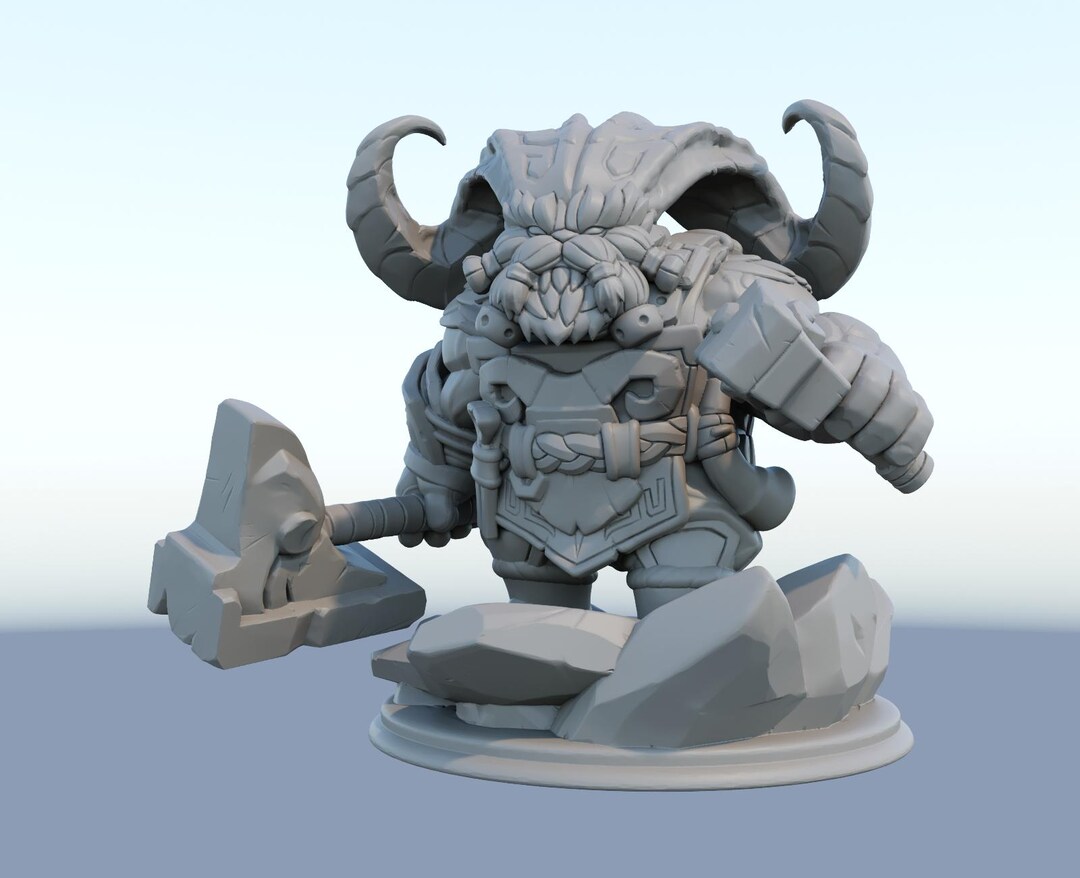Lol Ornn Figurine Statue – League of Legends Figure | the Fire Below ...