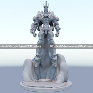 Lol Sett Figurine Statue (mecha Kingdom Skin) – League of Legends ...