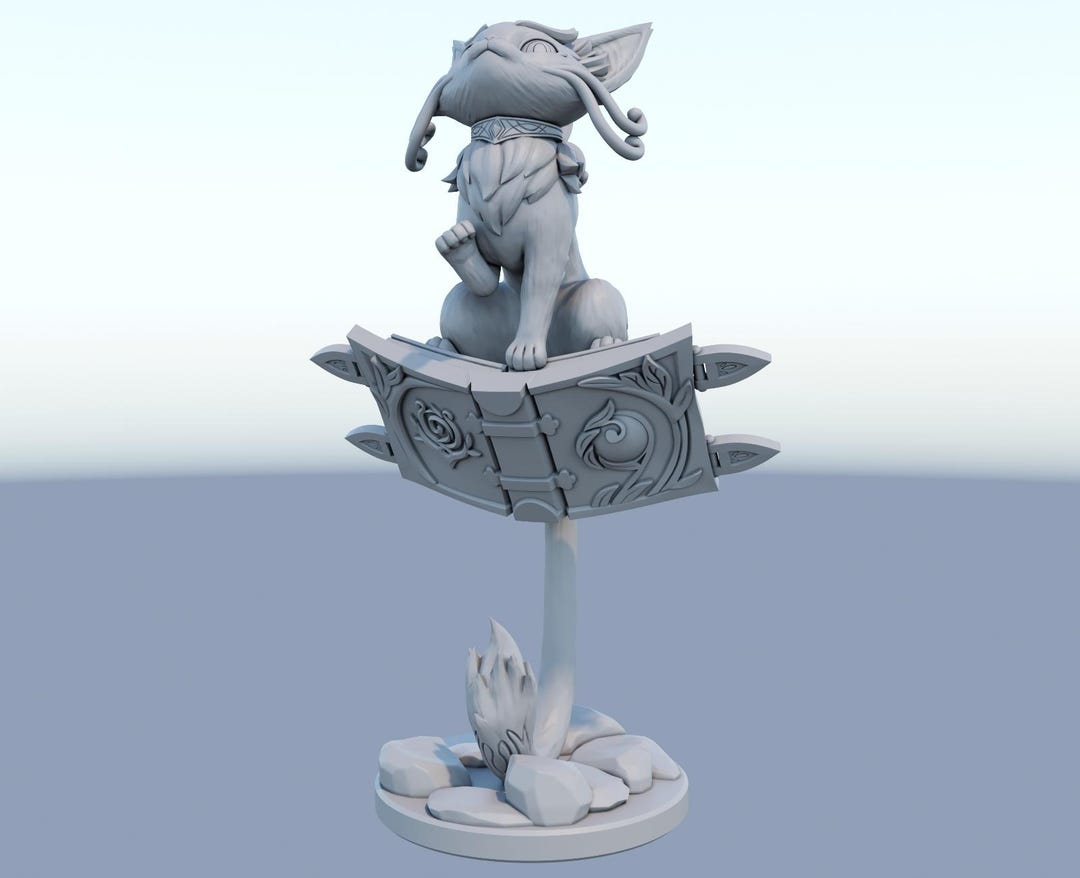 Lol Yuumi Figurine Statue – League of Legends Figure | Magical Cat ...