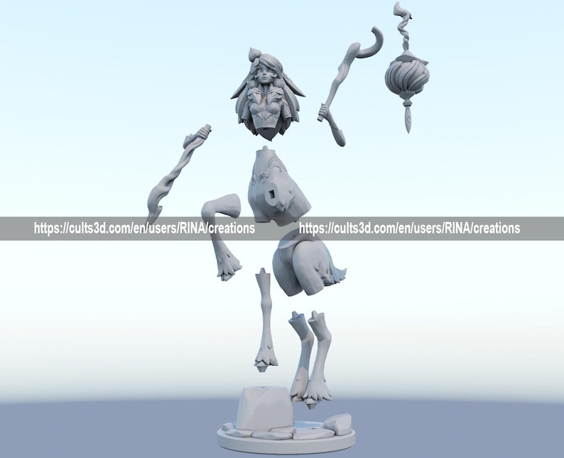 Lol Lillia Figurine Statue – League of Legends Figure | the Bashful ...