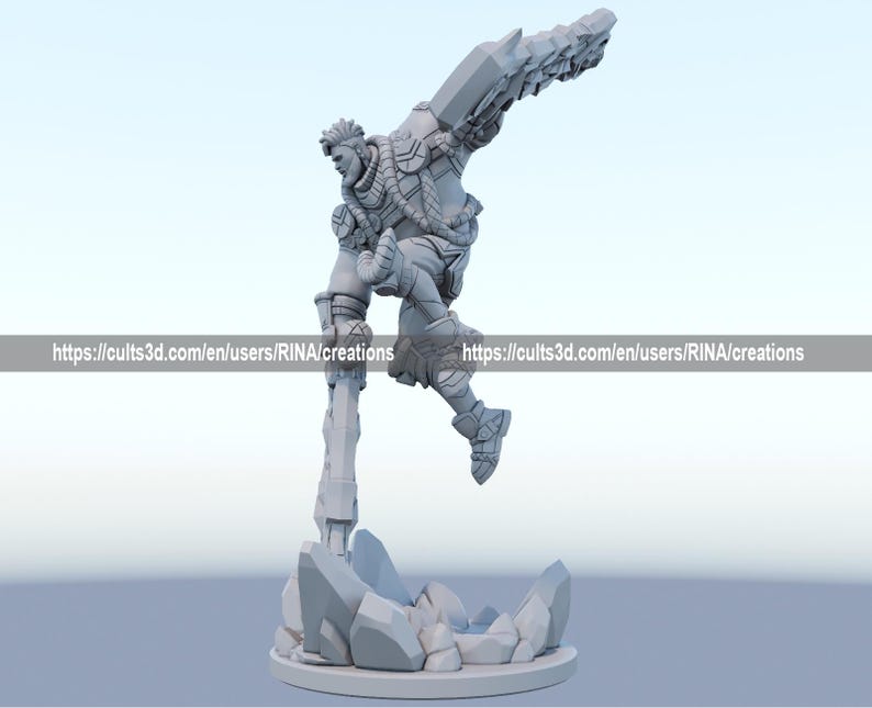 Lol K'sante Figurine Statue – League of Legends Figure | the Pride of ...
