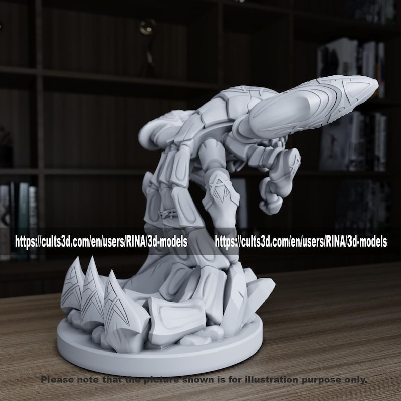 Lol Skarner Figurine Statue – League of Legends Figure | Crystal ...