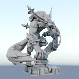 League of Legends Warwick Figure - Etsy