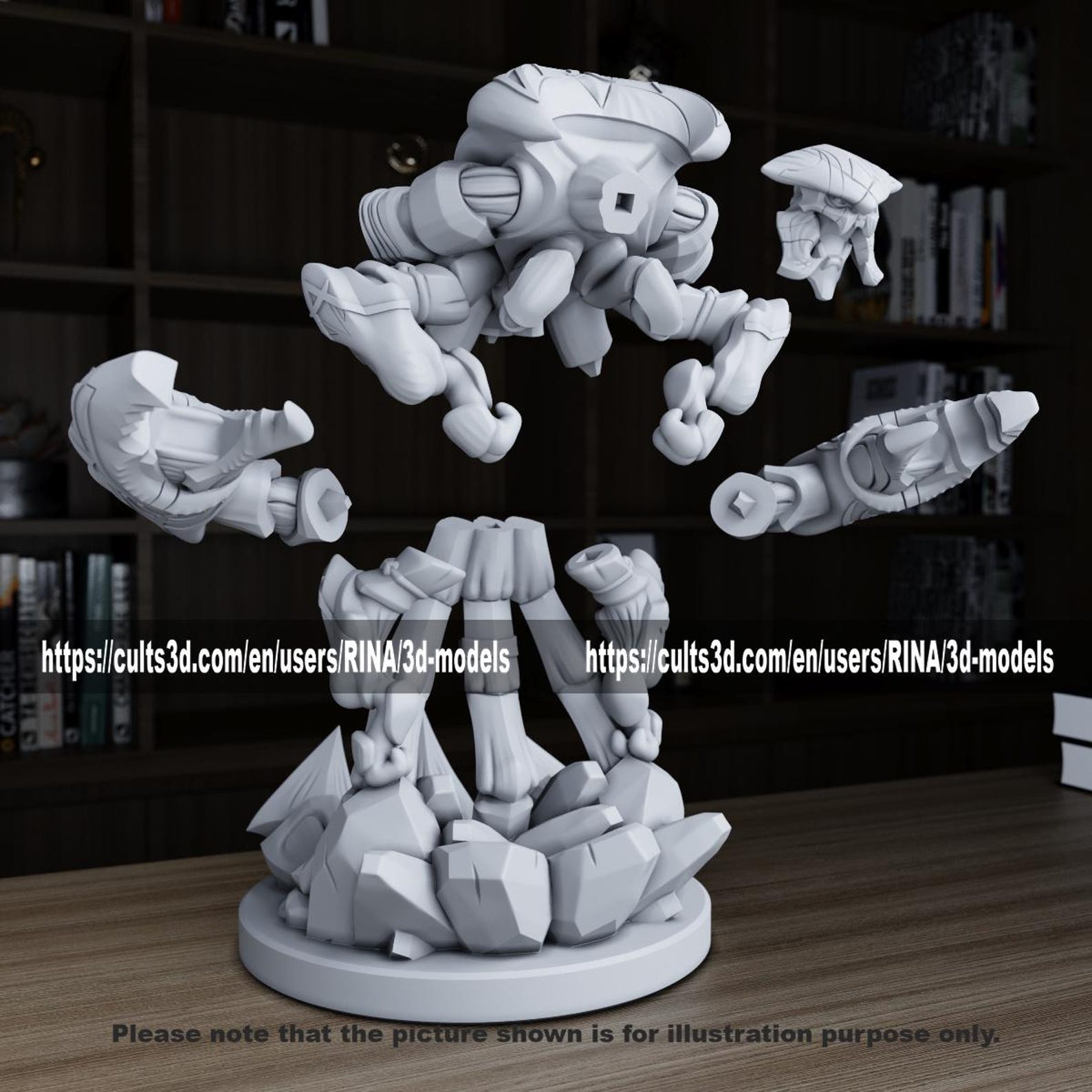 Lol Skarner Figurine Statue – League of Legends Figure | Crystal ...