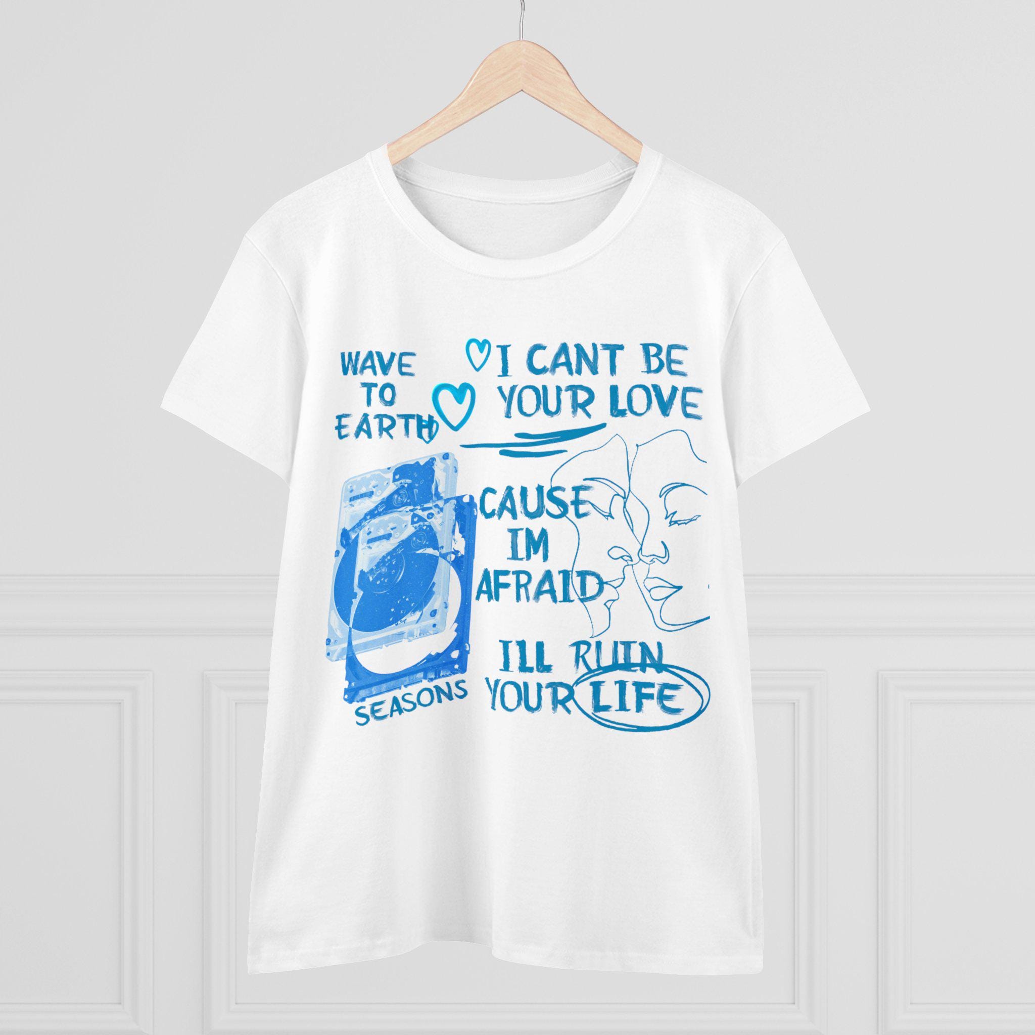 Wave to Earth Women's Tee, Eco-friendly Earth Lover Shirt, Nature Fan ...