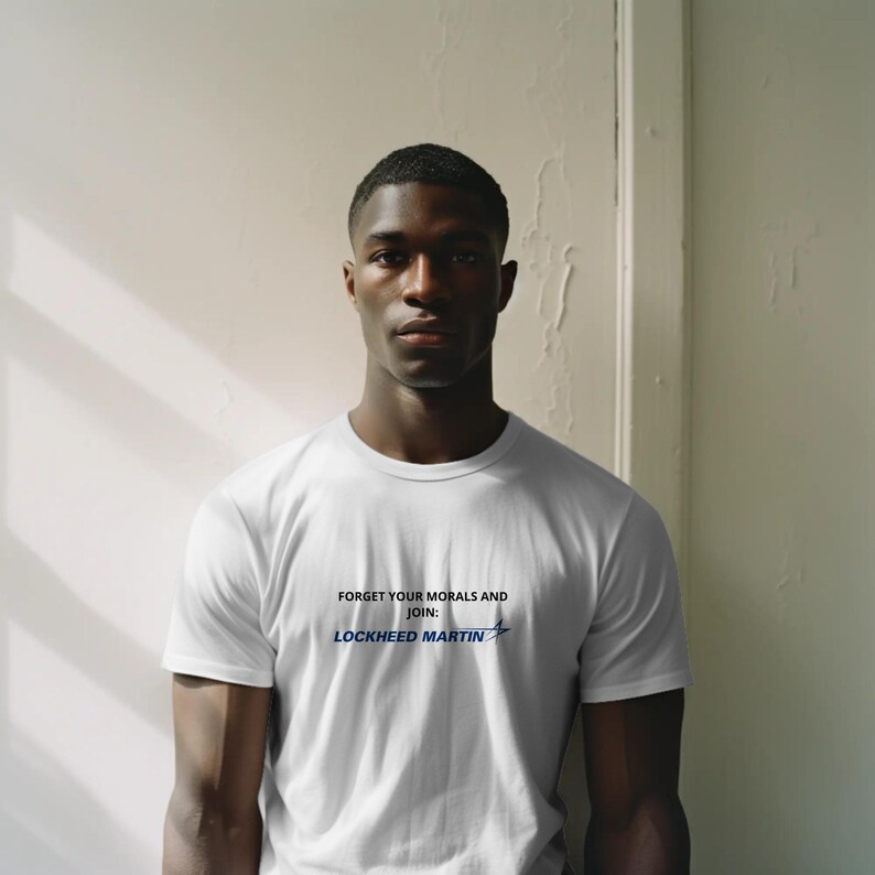 Lockheed Martin Tee, Military Defense Satire Tee, Industrial Complex ...