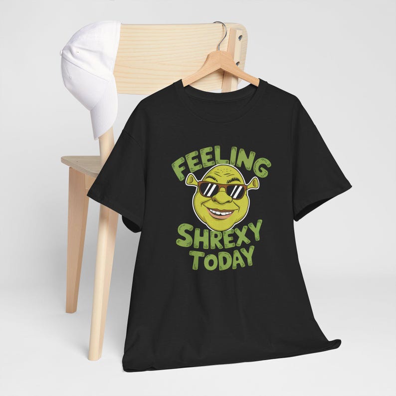 Shrexy Tee, Funny Meme Shrek Shirt, Unisex Heavy Cotton Tshirt, Graphic ...