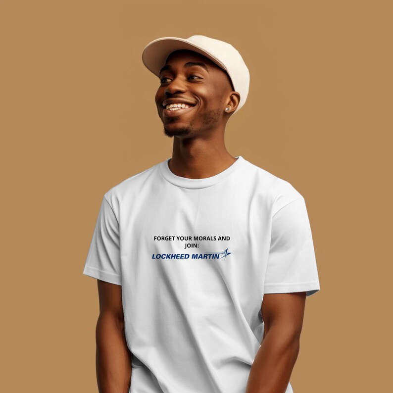 Lockheed Martin Tee, Military Defense Satire Tee, Industrial Complex ...